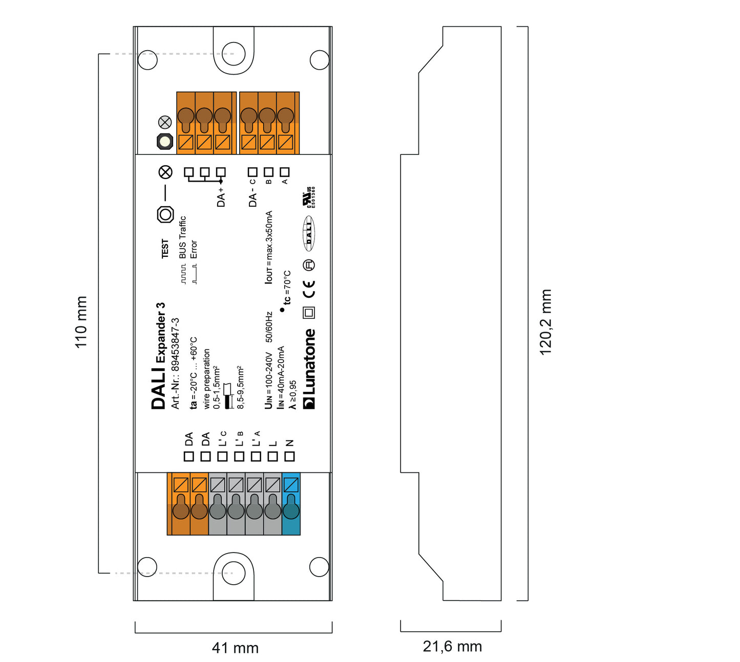 Lunatone DALI Expander 3 – Synapsys-estore